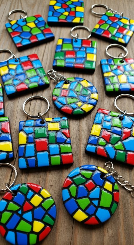 10 Air-Dry Clay Keychain Ideas - ALESTER LOJIC