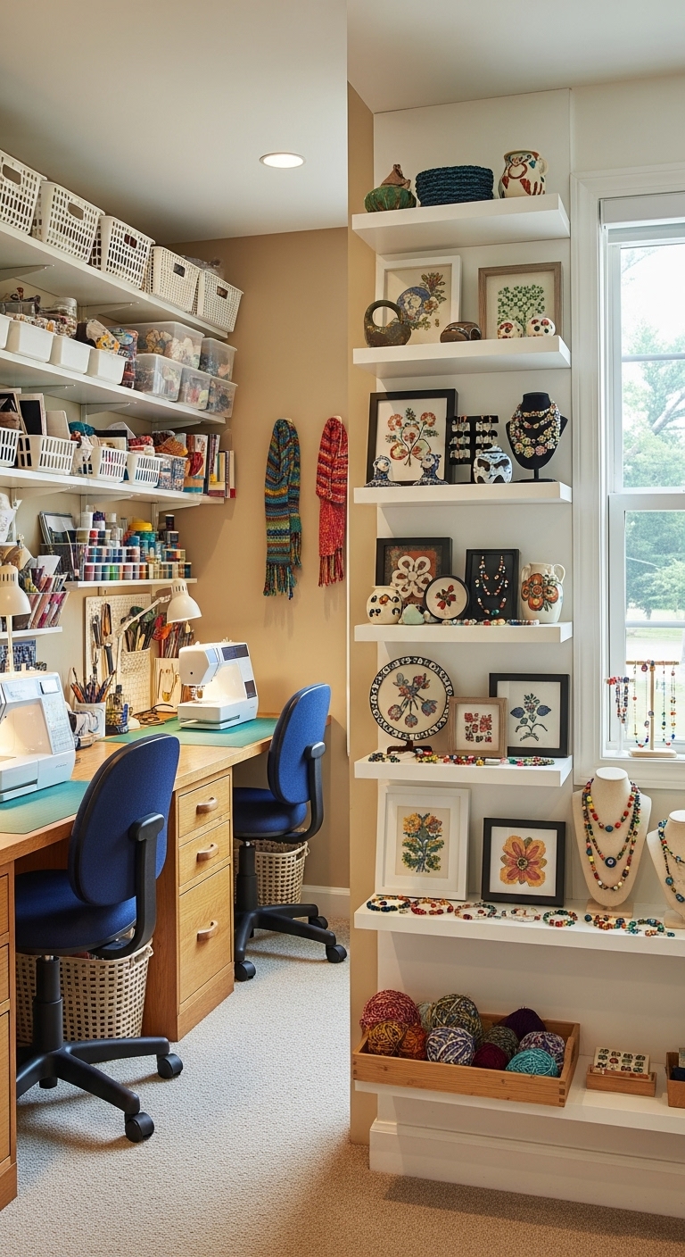 10 Basement Craft Room Ideas - ALESTER LOJIC