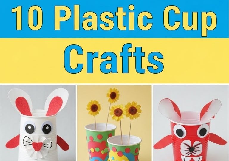 10 Plastic Cup Crafts - ALESTER LOJIC