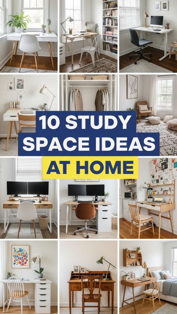 10 Study Space Ideas at Home - ALESTER LOJIC